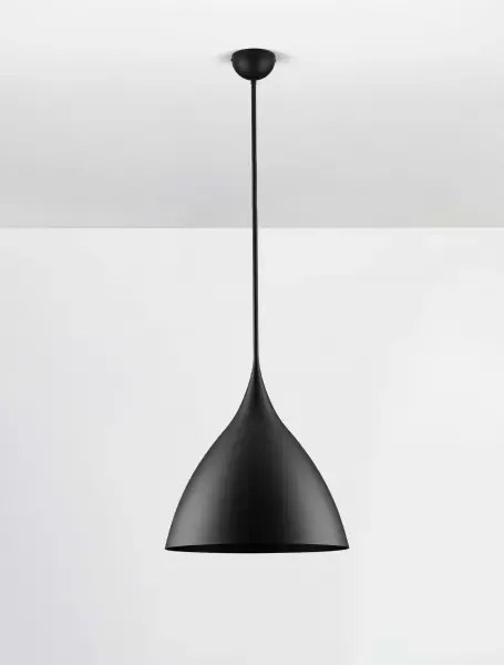 Černé designové svítidlo Syntopia