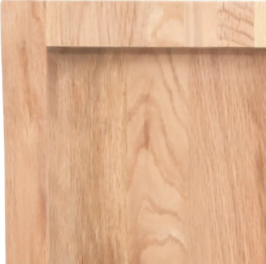 Koupelnová deska hnědá 100x60x(2-6) cm ošetřený masivní dřevo 3156136