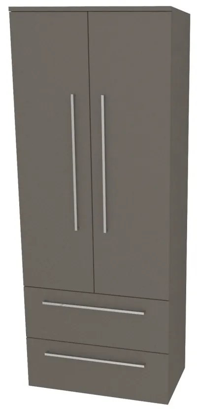Mereo Mereo, Bino, koupelnová skříňka vysoká 163 cm, dvojitá, Multidecor, CN699LAS1