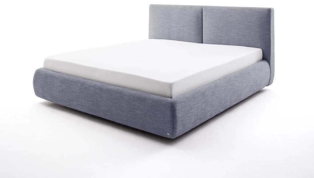 Čalouněná postel ATESIO 180x200, modrá