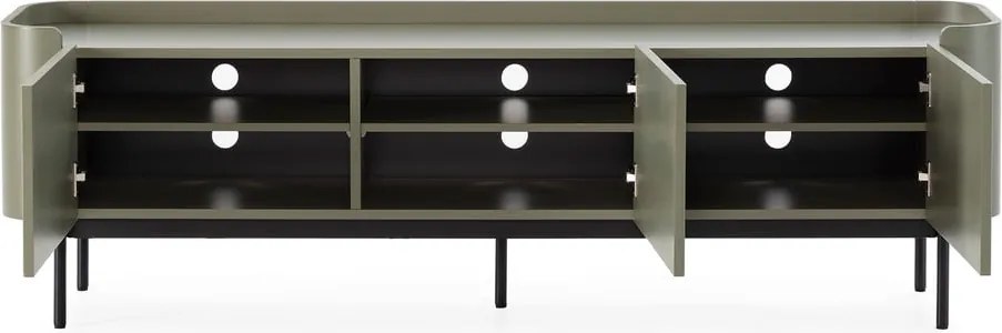 Zelený TV stolek 180x55x40 cm Willa – MOME