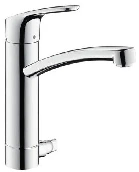 Hansgrohe Focus M41 - Páková dřezová baterie s uzavíracím ventilem, chrom 31803000
