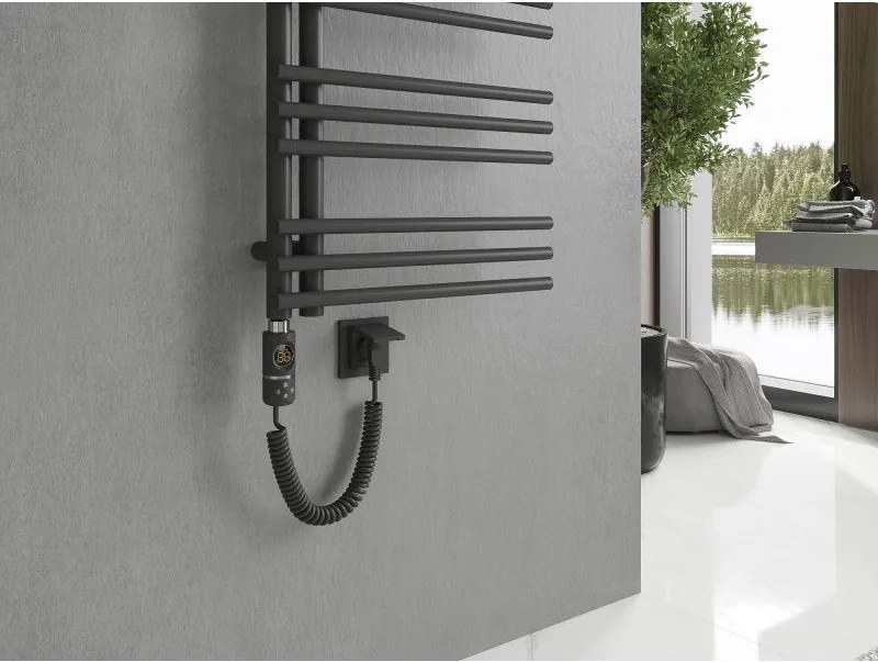 Mexen Neptun, elektrické topné těleso 1600 x 500 mm, 900 W, antracitová, W101-1600-500-2900-66