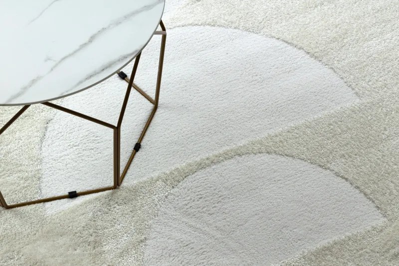 Dywany Łuszczów, Kusový koberec Mode 8598 geometric cream, 200x290, bílá, kancelář