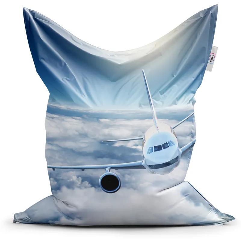 Sablio Sedací vak Classic Letadlo v oblacích - 200x140 cm