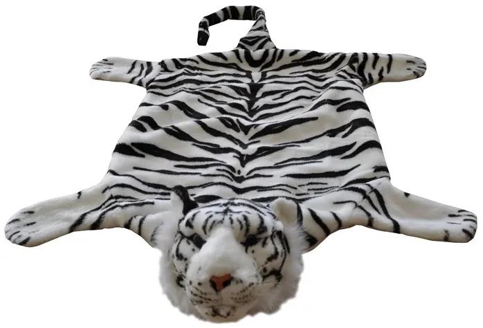 Vopi | Dětský koberec Tygr bílý 1505, 50x85 cm