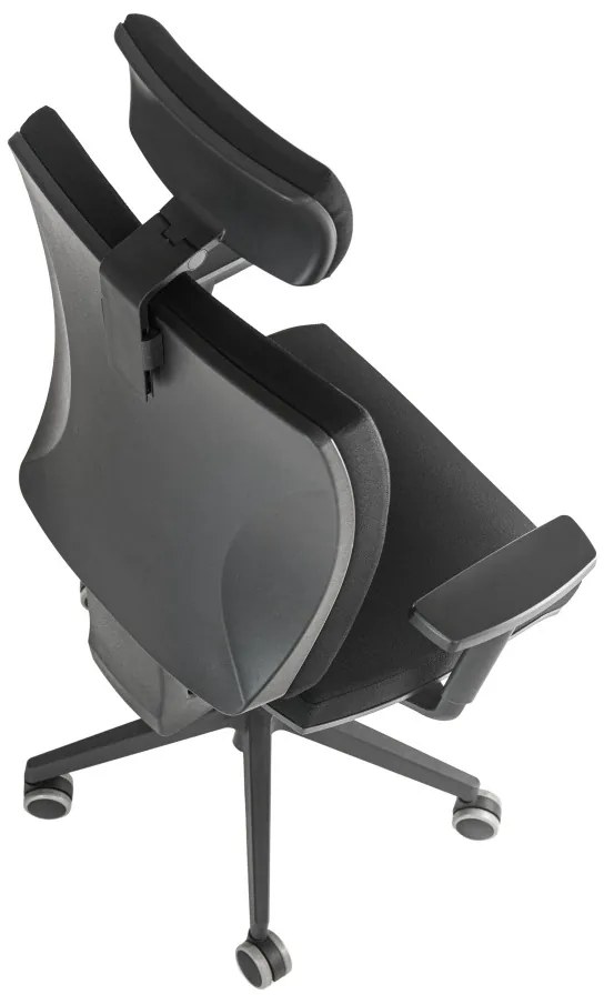 ALBA Ergonomická kancelářská židle ZERAFINE - černá látka