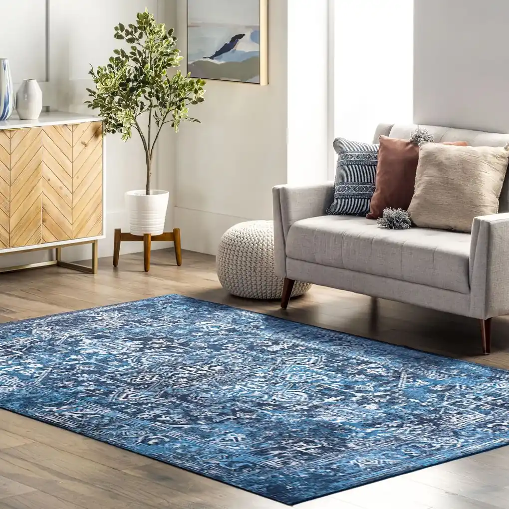 Tutumi, Design 2 koberec 120x170 cm, modrá, DYW-05001 | BIANO