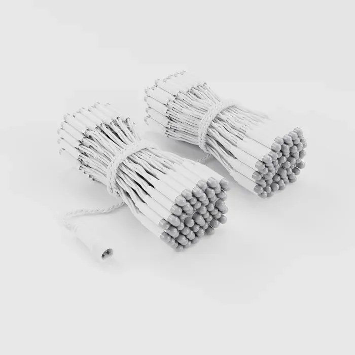 Barevná světýlka venkovní Twinkly strings 25 m Dual Pro, 2× 125 LED RGB, čirý kabel, IP44, 2× 12,5 m