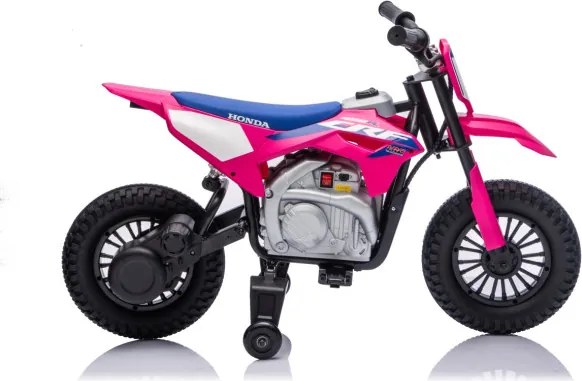Elektrická motorka HONDA CFR450R růžová
