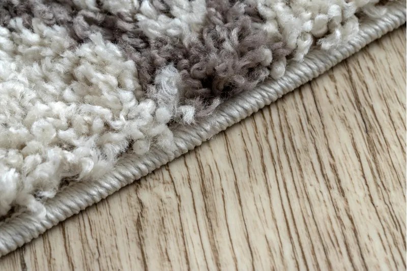 Dywany Łuszczów, Kusový koberec Berber Asila B5970 cream and brown, 160x220, béžová, obývací pokoj