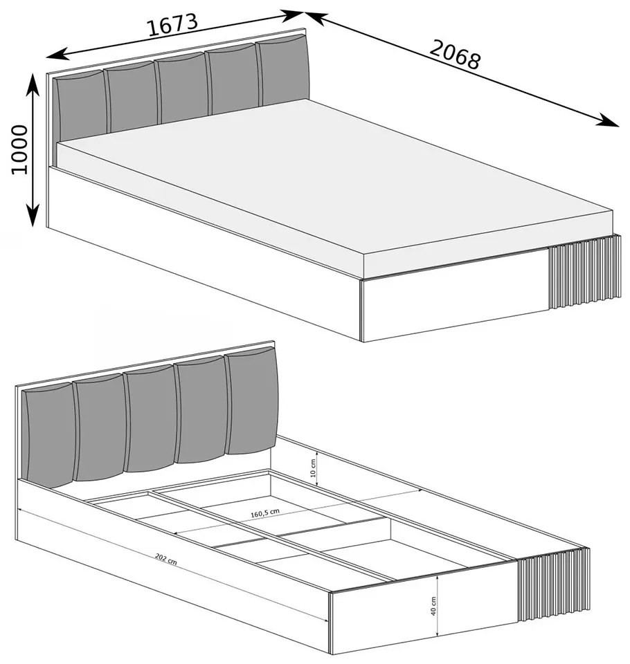 Ložnice CALI | 4 díly | artisan