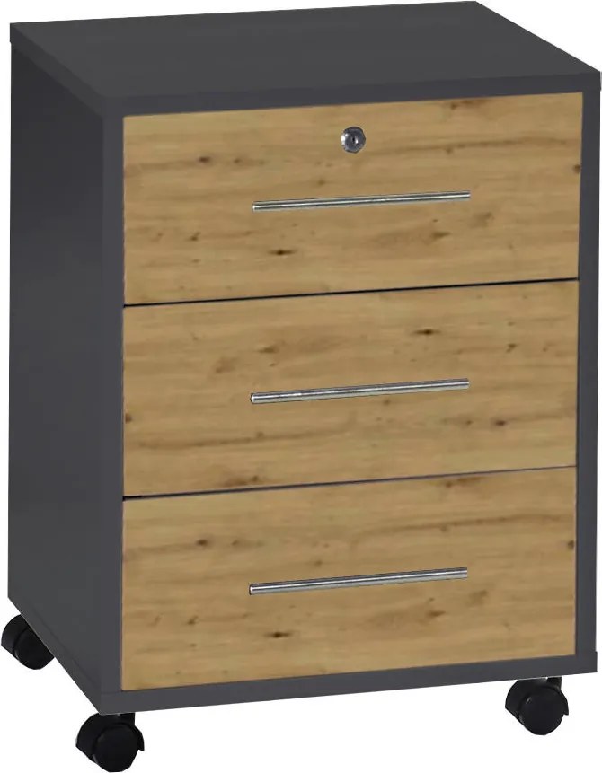 XXXLutz POJÍZDNÝ KONTEJNER, 44/58/40 cm MID.YOU - Online Only kancelářský nábytek - 001067006423