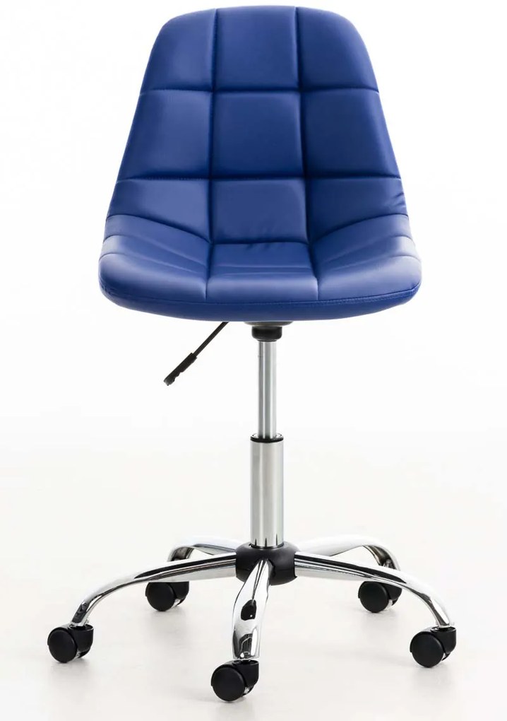 Kancelářská židle Lisburn - umělá kůže | modrá