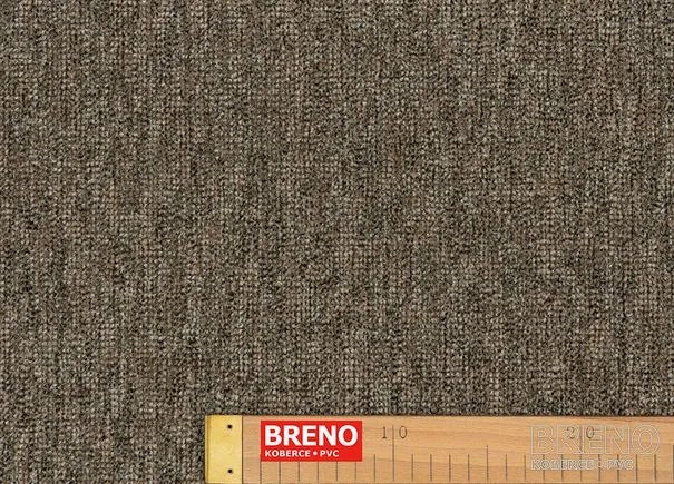 Breno Metrážový koberec SMART 850 hnědý, šíře 400 cm, Hnědá
