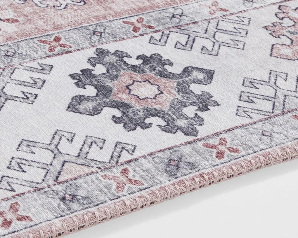 Hanse Home, Kusový koberec Asmar 104009 Old/Pink, 160x230, růžová, obývací pokoj