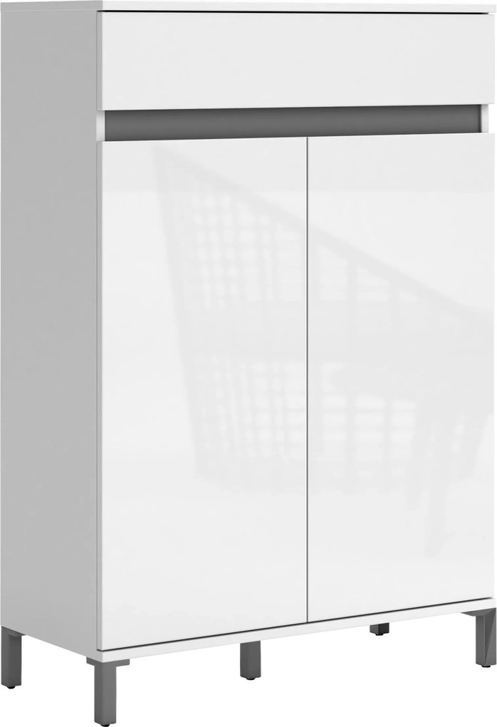 XXXLutz BOTNÍK, bílá, 80/115/34 cm Xora - Online Only šatny & botníky - 001027002101