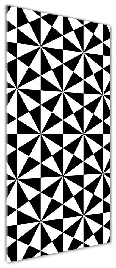 Wallmuralia Foto obraz skleněný svislý Geometrické pozadí 50x125 cm
