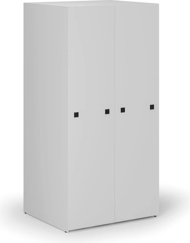 Velkokapacitní skříň s výsuvnými regály, 989 x 846 x 2000 mm, šedý