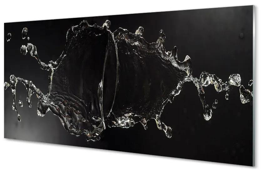 Obraz na skle Tryskání vodní kapky 120x60 cm