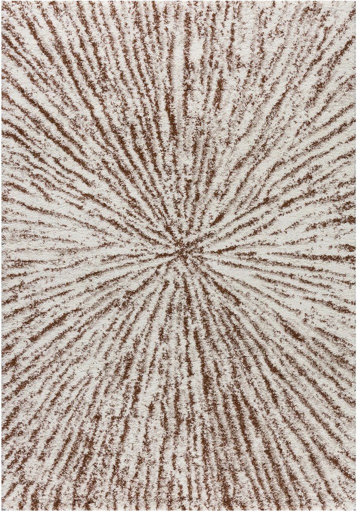 Koberec Softness cream/brown 160x230 cm