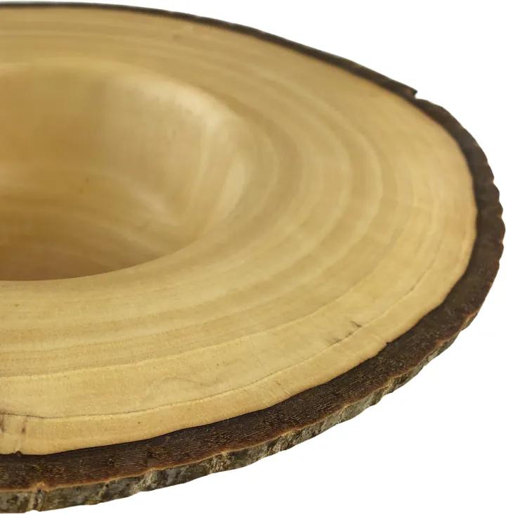 Wodlaf dřevěná miska 27x24x5 cm Luigi, ořech