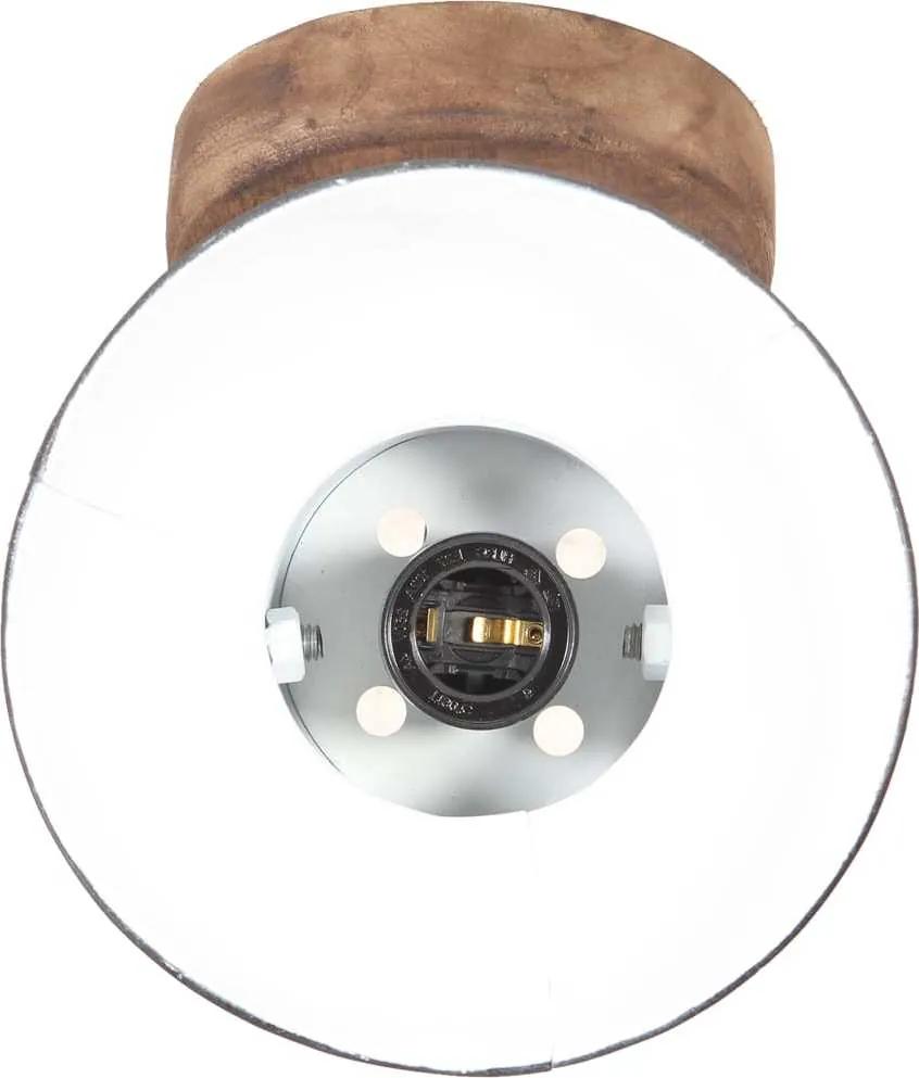 vidaXL Industriální nástěnná/stropní světla 2 ks 20x25 cm E27 [320514] Barva: Bílá