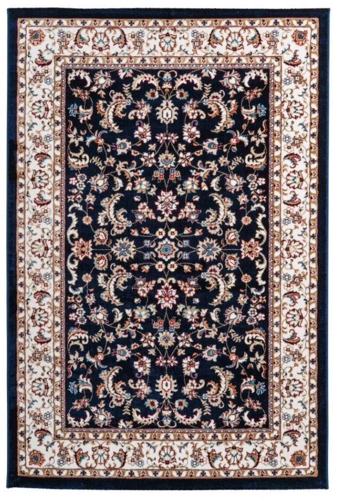 Obsession, Kusový koberec Isfahan 741 navy, 200x290, modrá, kancelář