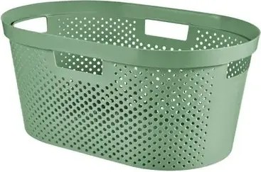 Curver Infinity Dots Koš na prádlo 40 l šedá