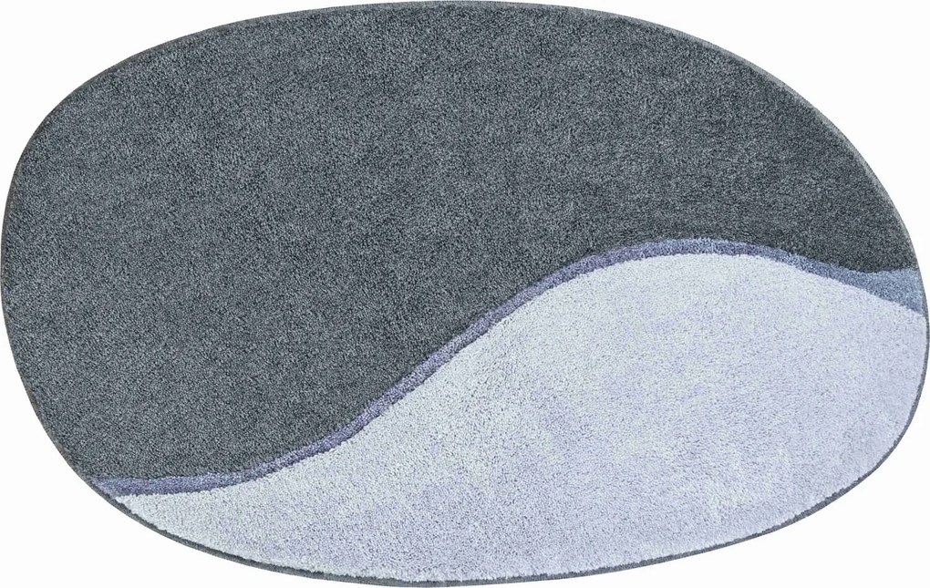GRUND Koupelnová předložka ORBIS antracit Rozměr: 65x100 cm