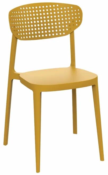 ROJAPLAST Zahradní židle - AIRE, plastová Barva: zelená