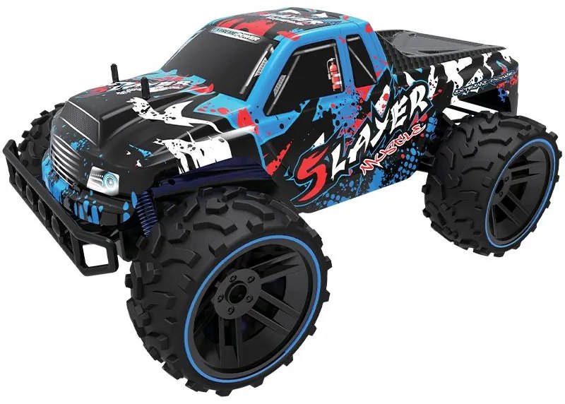 Rc speed racing slayer 2wd, rtr 1:12, 2,4ghz, modré