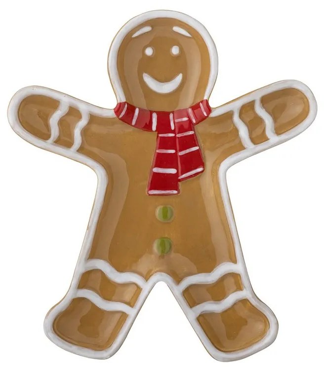 Keramický talířek Ginnie Gingerbread Bloomingville