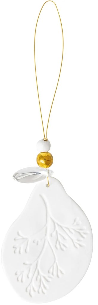 räder Porcelánová ozdoba Bud Branch, bílá barva, porcelán