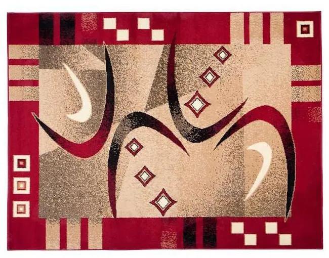 Kusový koberec PP Jorika červený 130x190cm