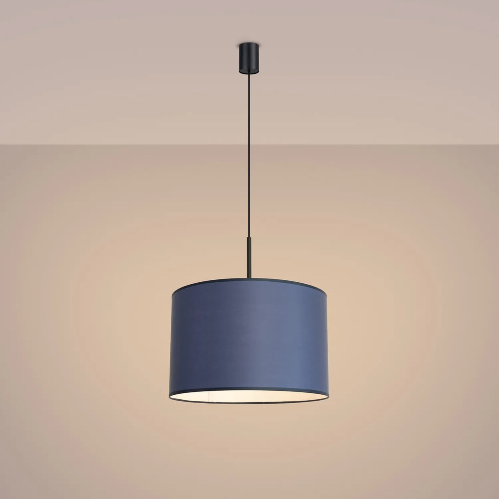 Sollux Lighting Závěsná lampa NEVIA tmavě modrá