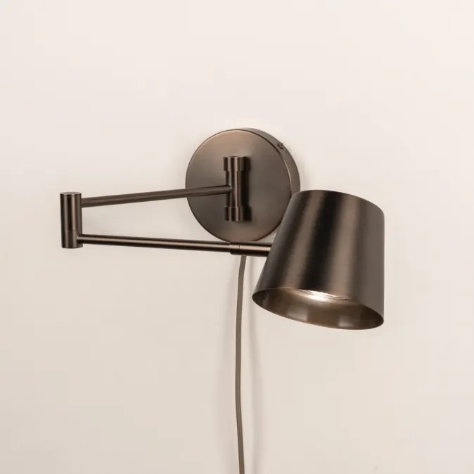 Nástěnné svítidlo Snap Fosca Coffe Brown Mini