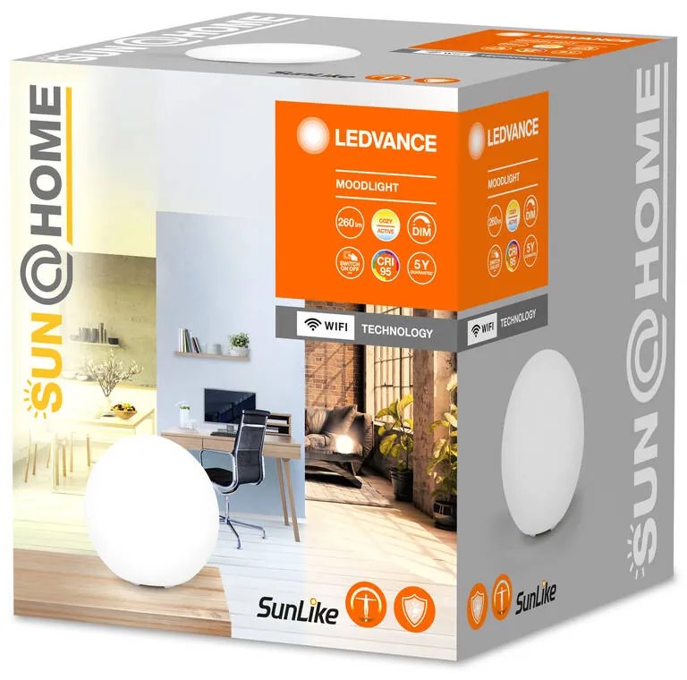 Stolní LED lampička Ledvance Sunathome Moodlight / Wi-Fi / 4 W / bílá