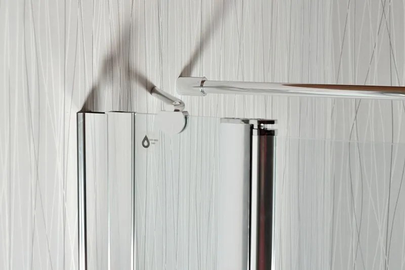 ARTTEC Jednokřídlé sprchové dveře do niky MOON C 12 grape sklo 81 - 86 x 195 cm XMOO0096