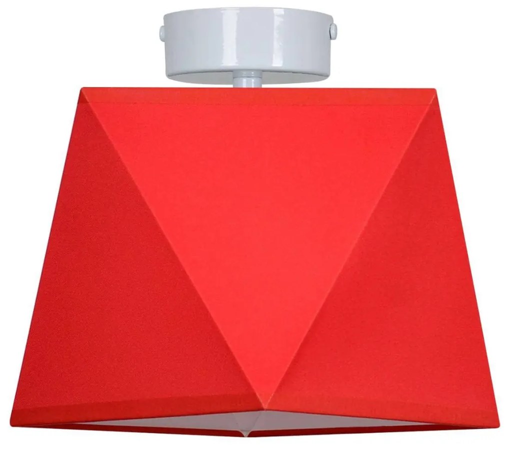 Stropní svítidlo DIAMOND, 1x textilní stínítko (výběr ze 4 barev), (výběr ze 2 barev konstrukce)