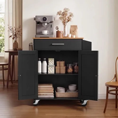 Kuchyňský ostrůvek s úložným prostorem VEVOR, 640 × 380 × 15 mm