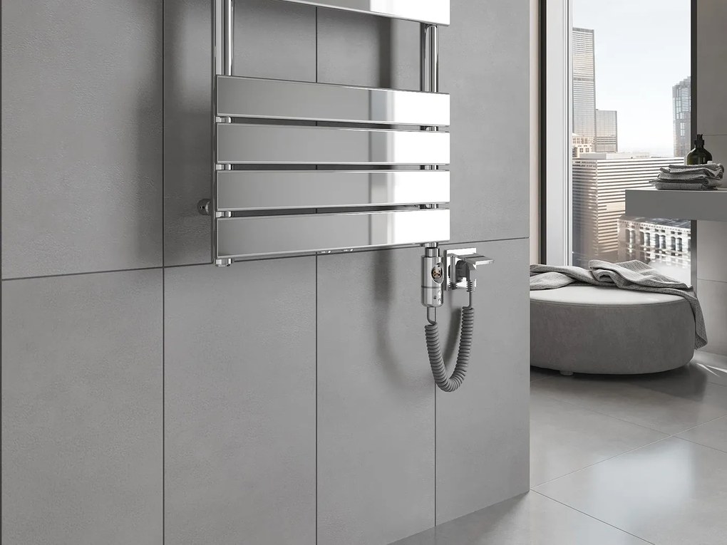 Mexen Ceres, elektrické topné těleso 1200 x 500 mm, 600 W, chromová, W111-1200-500-2600-01