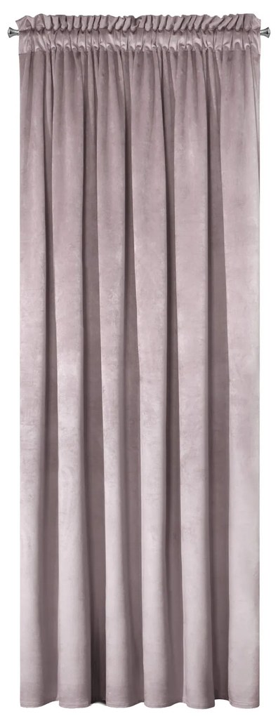 ZATEMŇOVACÍ ZÁVĚS NA PÁSCE PIERRE 140X300 CM PÚDROVĚ RŮŽOVÁ