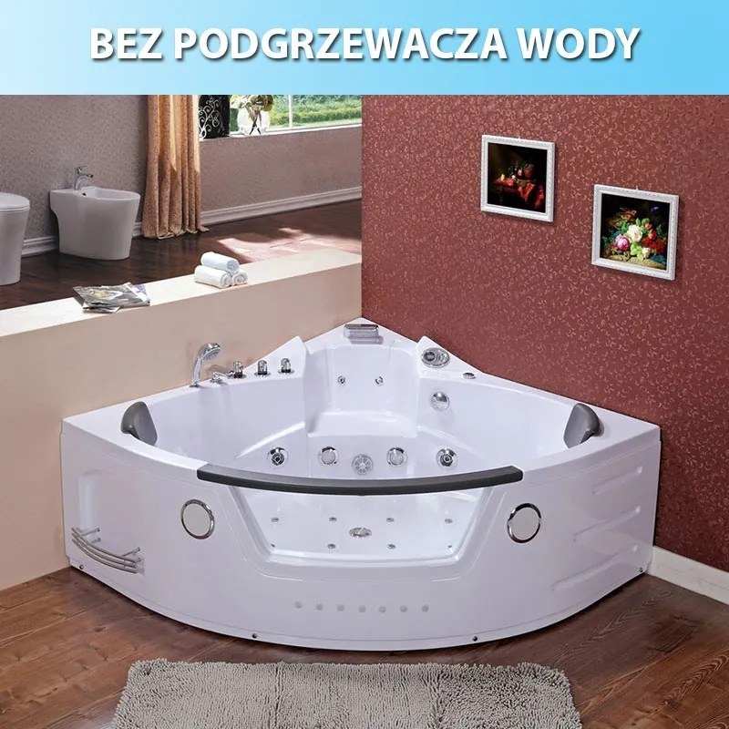 BPS-koupelny Hydromasážní vířivá vana Orino 632 157x157