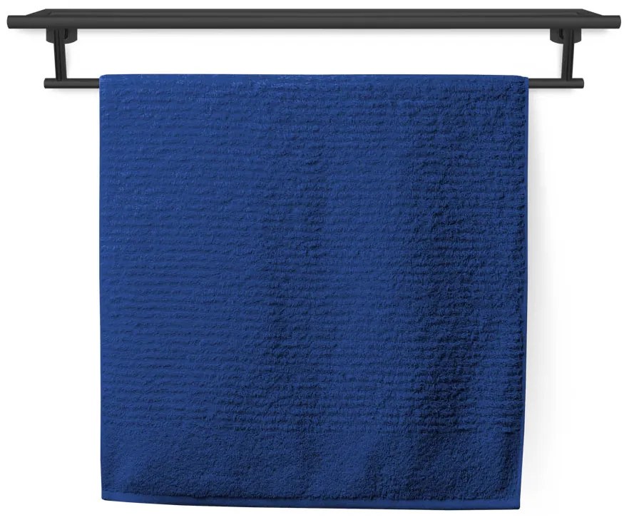 Ručník Veba JUVEL 3D vlnky tmavá modrá Velikost: 70x140 cm