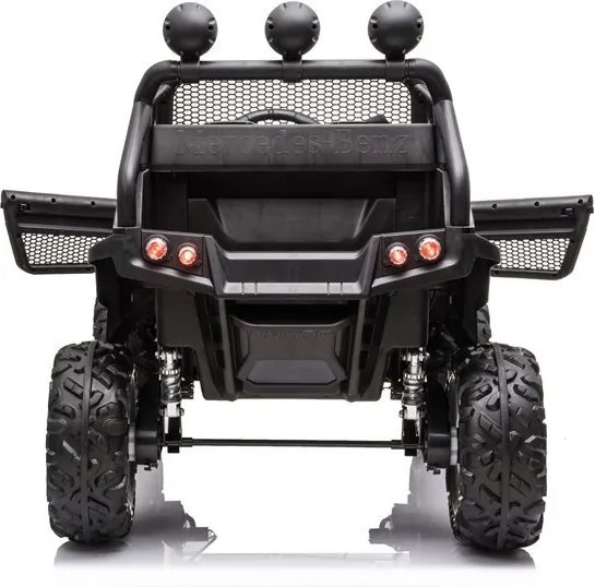 LEAN CARS Vozidlo na akumulátor Mercedes Unimog S, černé