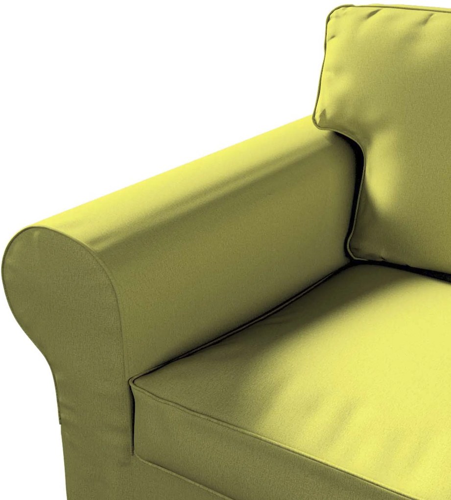 Potah na pohovku IKEA Ektorp 2-místná, rozkládací, STARÝ MODEL barva zelená látka lesklé, sametová
