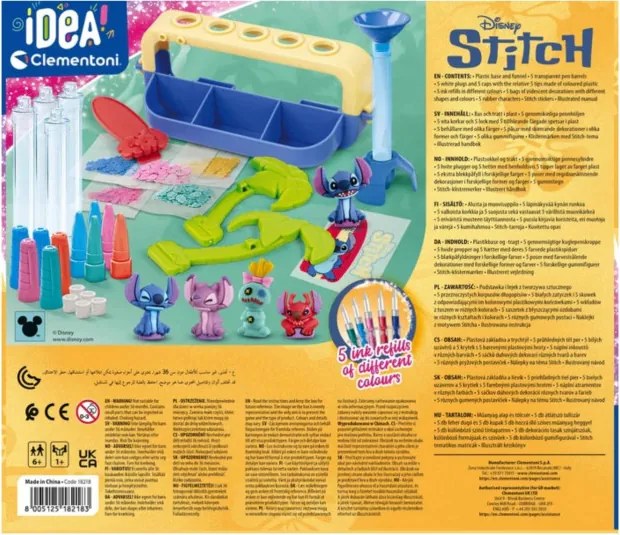 Kreativní sada Clementoni 18218 Stitch
