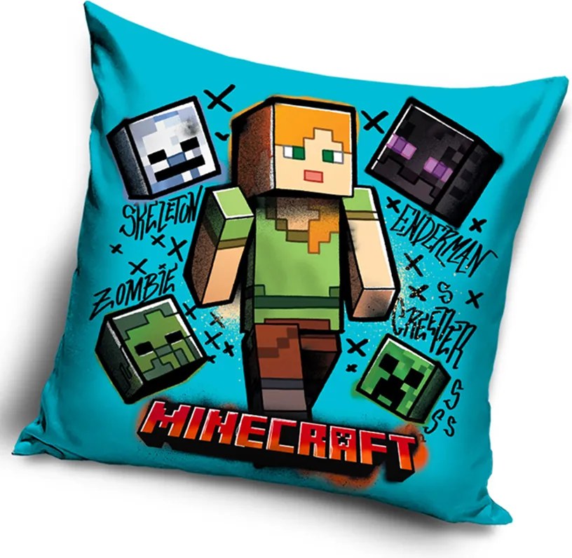 Dětský polštářek Minecraft Hrdinka Alex