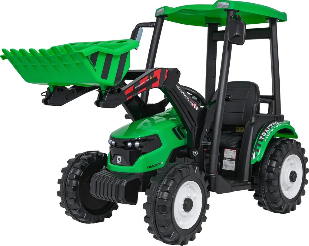 Ramiz MEGA traktor D68 s přívěsem zelený